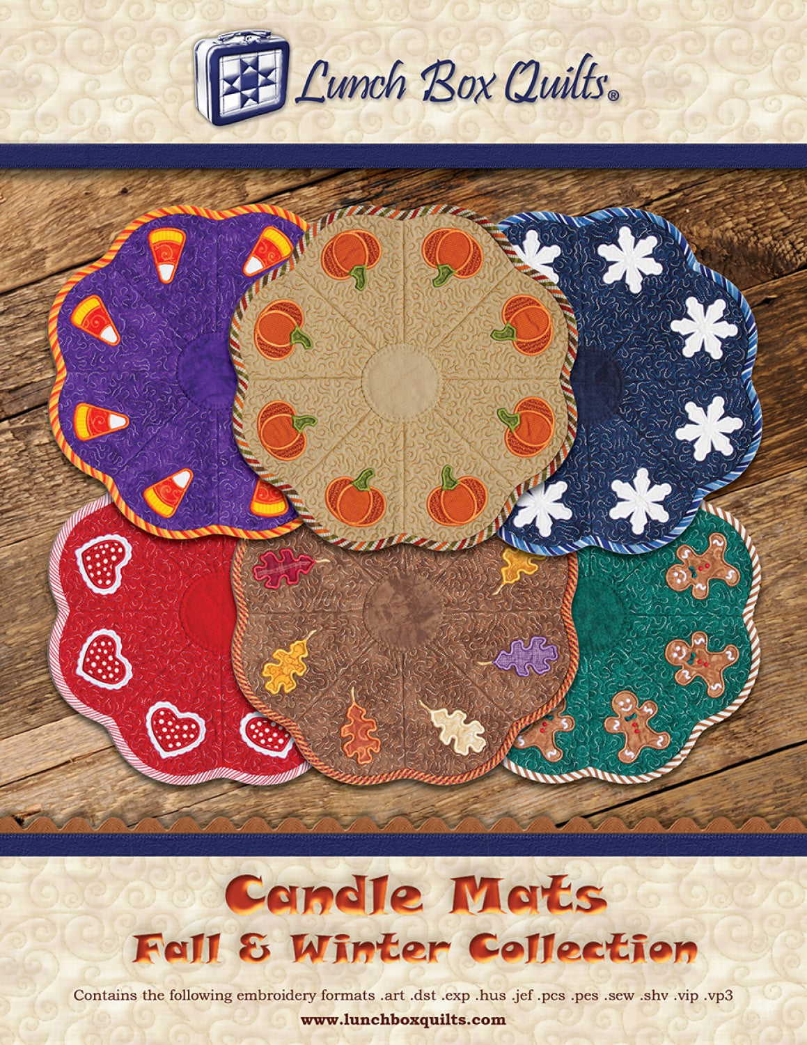Candle Mats Fall and Winter QBPN Pattern – Quilting Books Patterns and ...