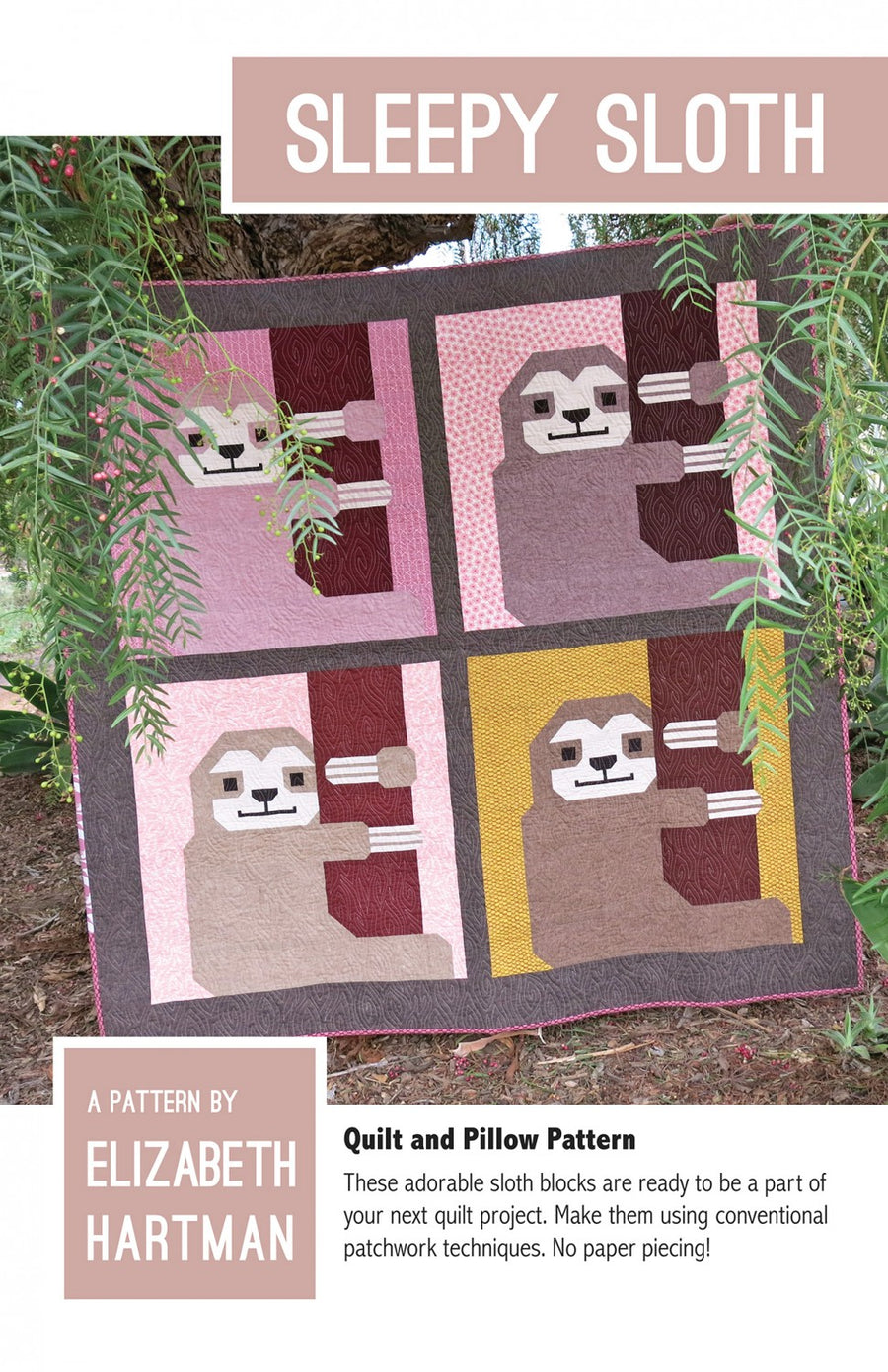 Sleepy Sloth Quilting Pattern – Quilting Books Patterns and Notions