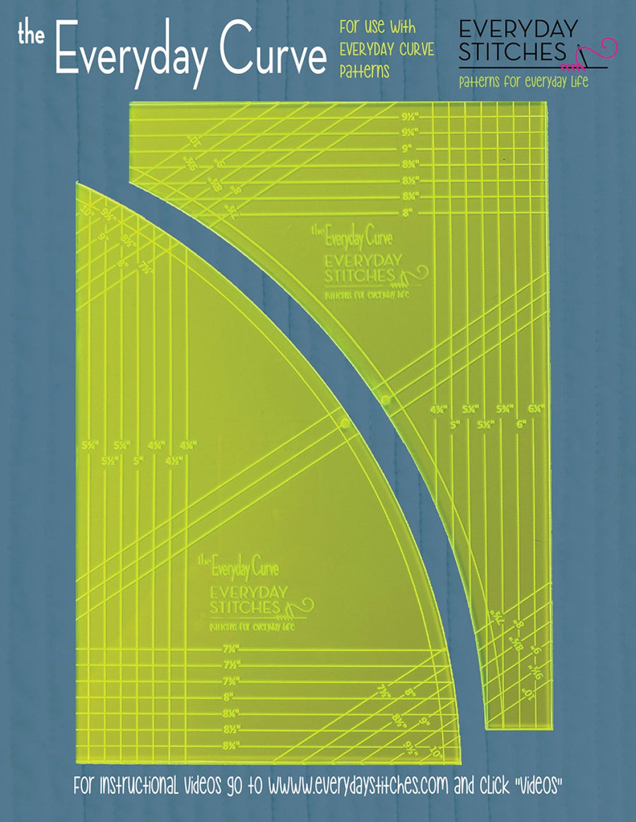 Everyday Curve Template Set Pattern – Quilting Books Patterns and Notions