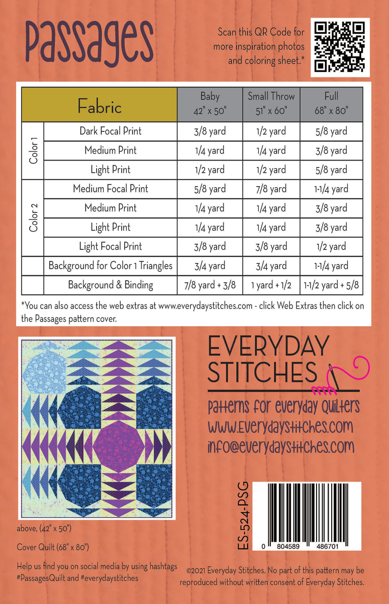 Passages Quilt Pattern Patterns – Quilting Books Patterns and Notions