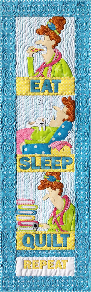 Eat, Sleep, Quilt Downloadable Pattern – Quilting Books Patterns and ...
