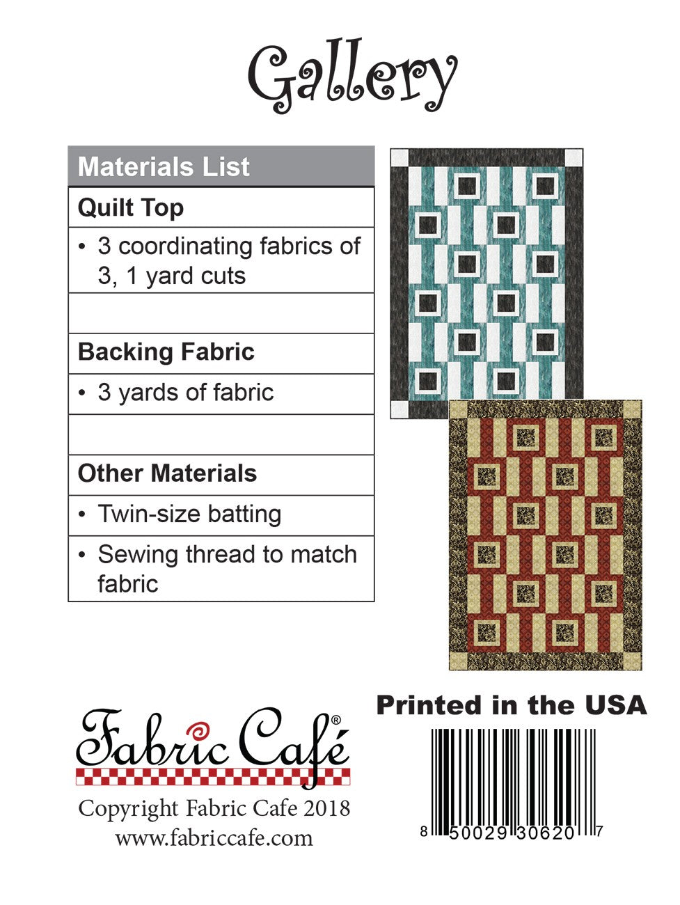 Gallery Quilt Patterns – Quilting Books Patterns and Notions