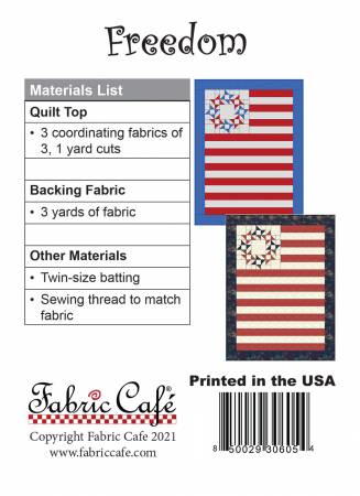 Freedom Quilt Pattern – Quilting Books Patterns and Notions