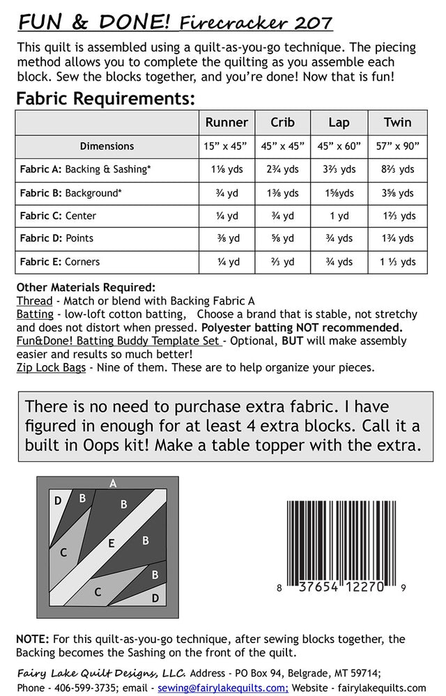 Firecracker Patterns – Quilting Books Patterns and Notions