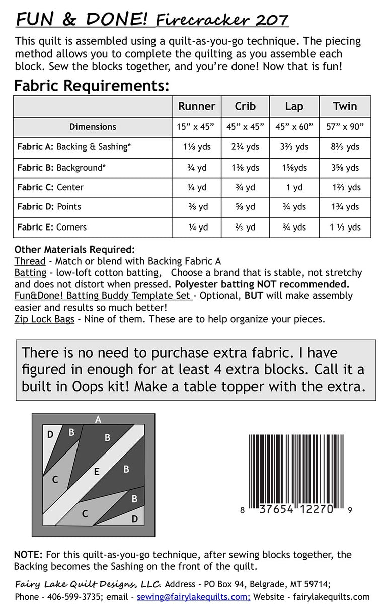 Firecracker Patterns – Quilting Books Patterns and Notions