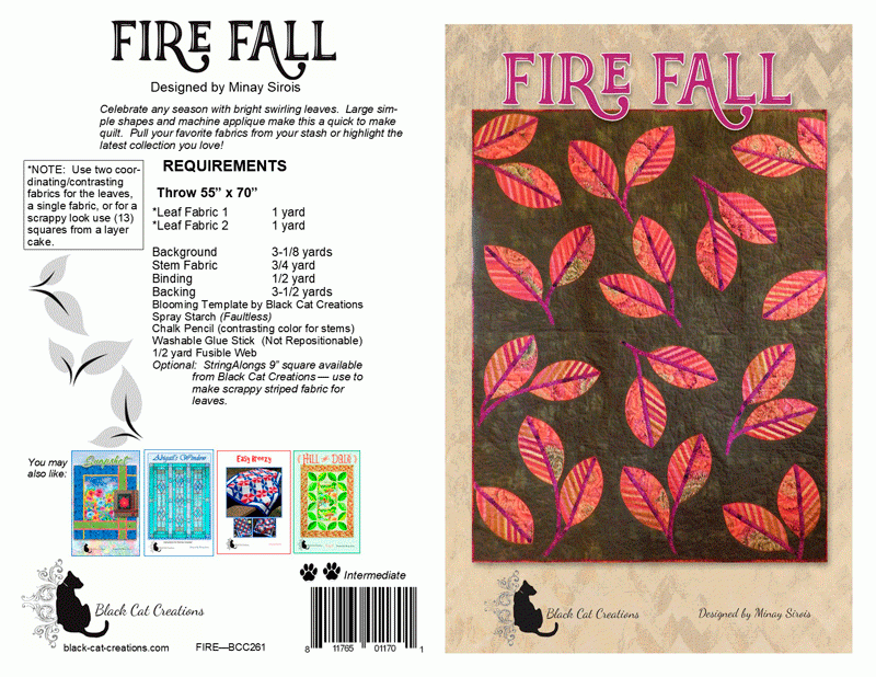 Fire Fall Downloadable Pattern – Quilting Books Patterns and Notions