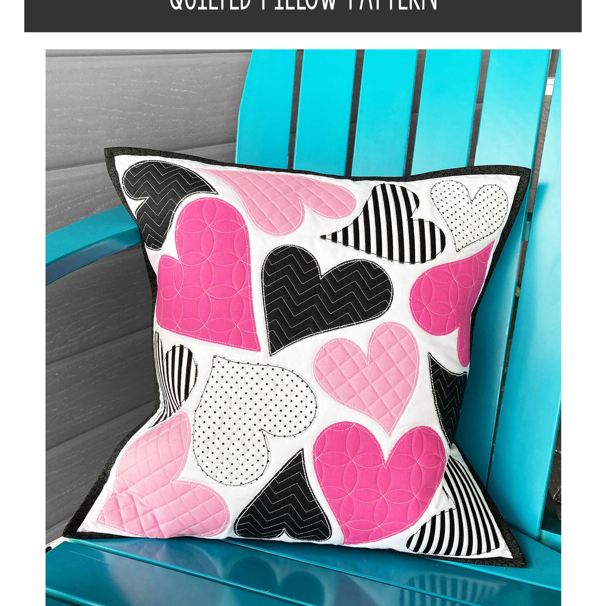 Floating Hearts Pillow Downloadable Pattern – Quilting Books Patterns ...