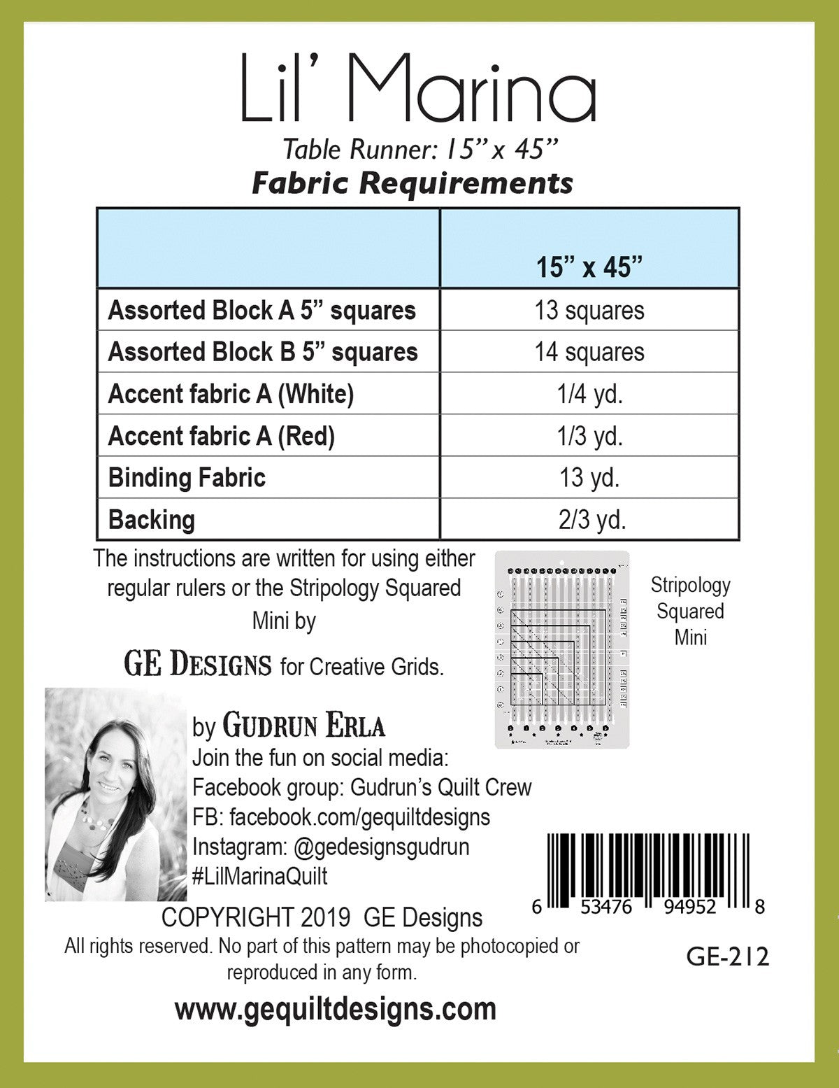 Lil Marina pattern Quilting Patterns – Quilting Books Patterns and Notions