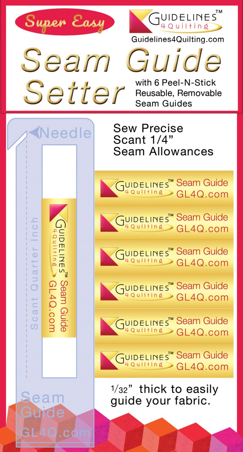 Super Easy Seam Guide Setter with Six Guides Patterns – Quilting Books ...
