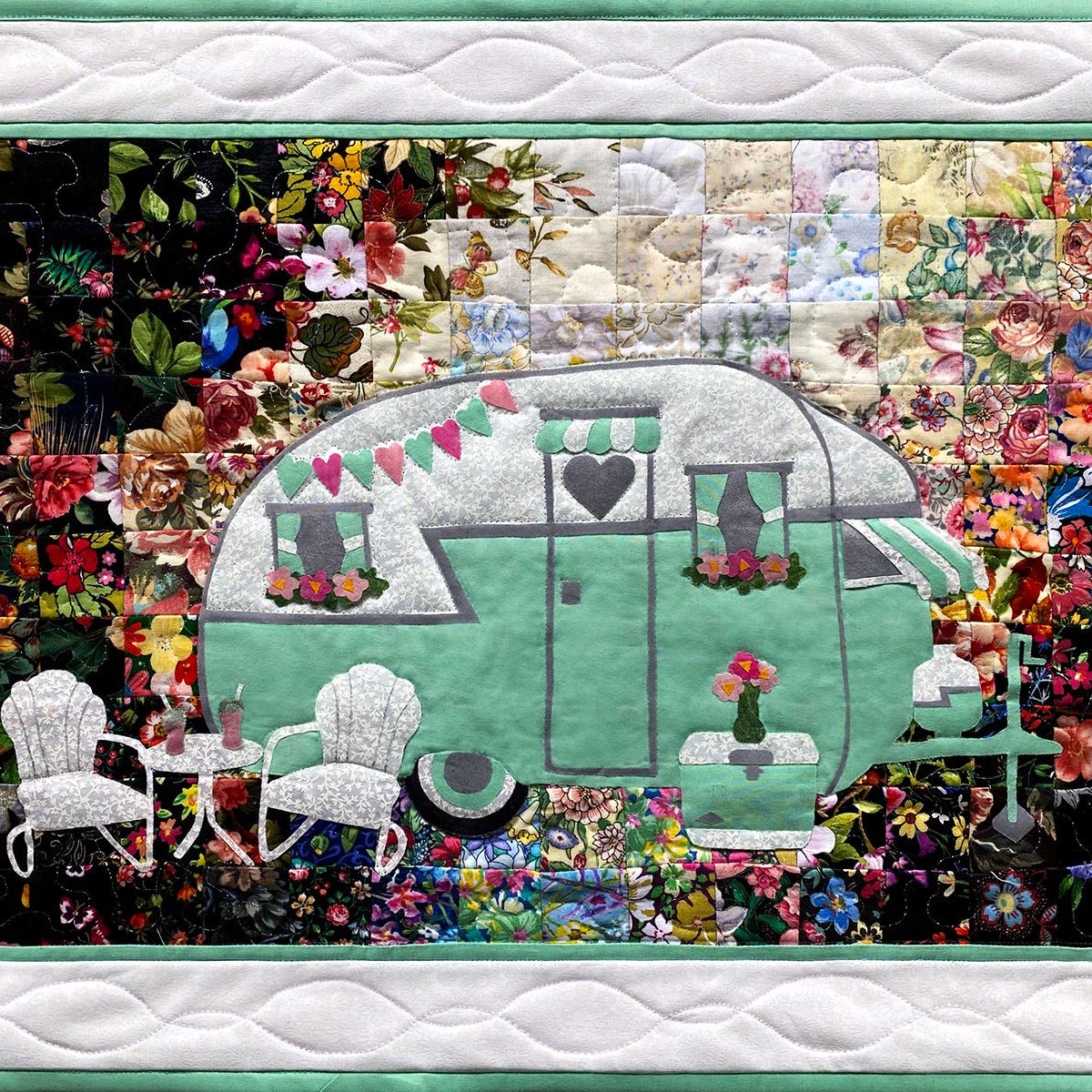 Glamping Watercolor Quilt Kit Patterns – Quilting Books Patterns and ...