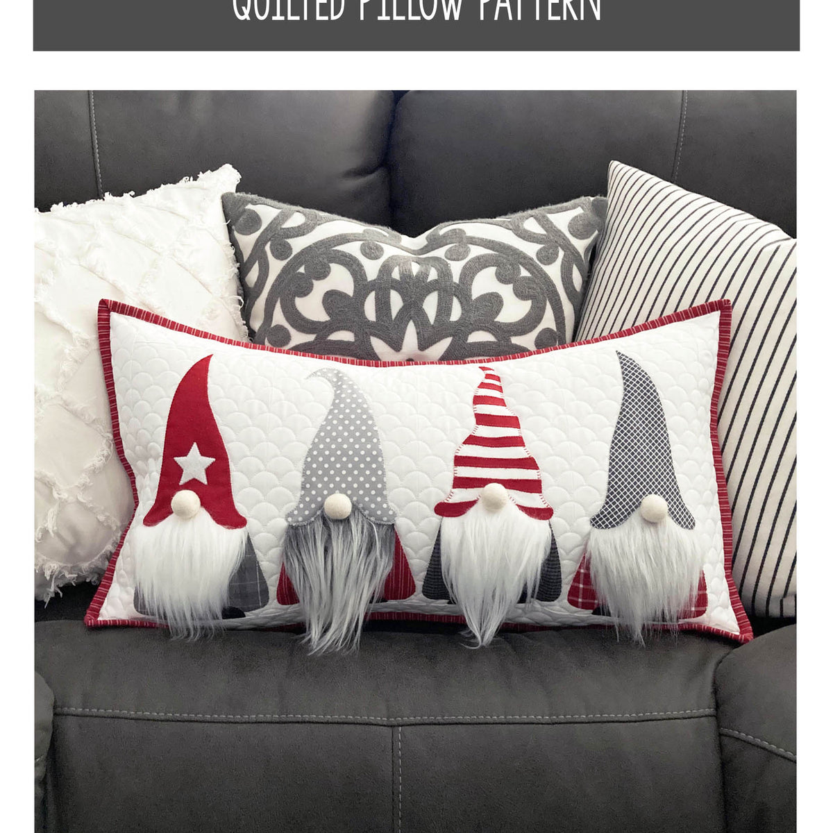Gnomes Pillow Downloadable Pattern – Quilting Books Patterns and Notions