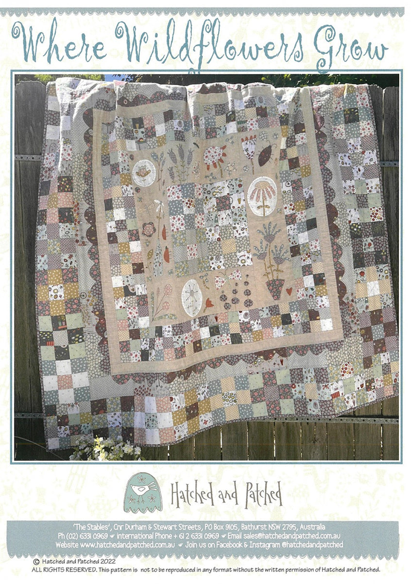 Where Wildflowers Grow Quilt Pattern – Quilting Books Patterns and Notions