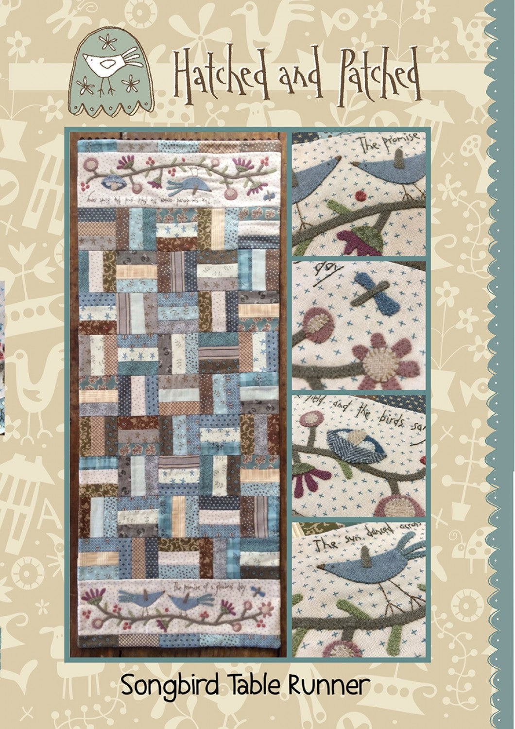 Song Bird Tablerunner Quilting Patterns – Quilting Books Patterns and ...