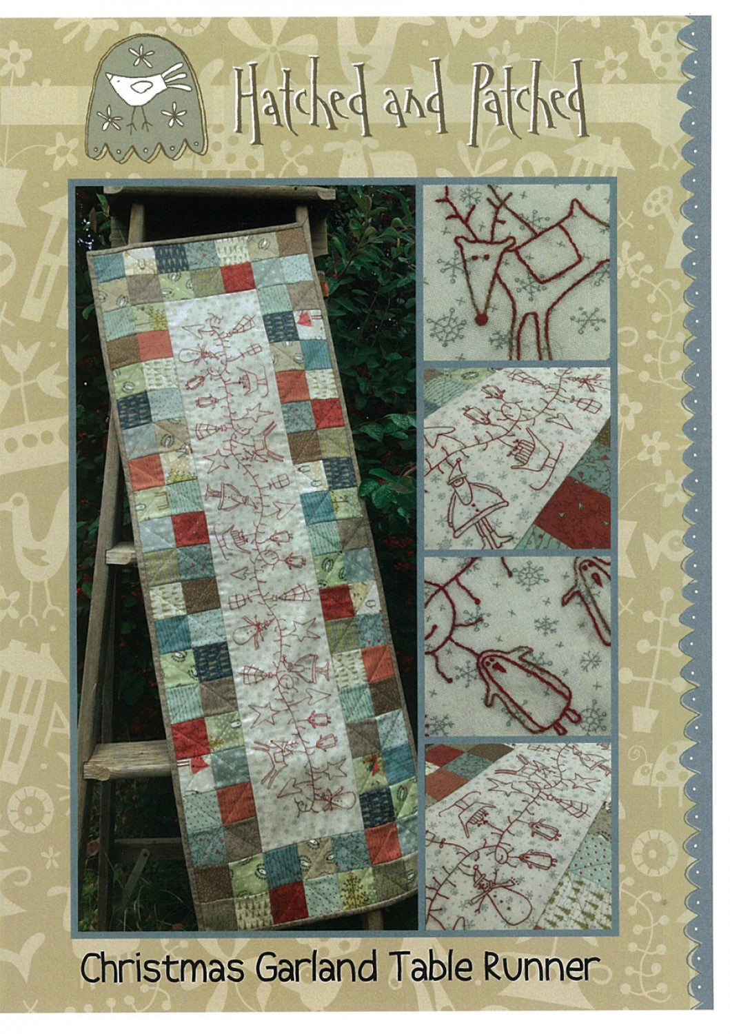 Christmas Garland Table Runner Quilting Patterns – Quilting Books ...