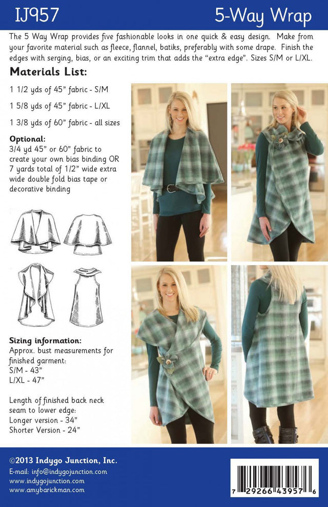 5-Way Wrap Quilters – Quilting Books Patterns and Notions