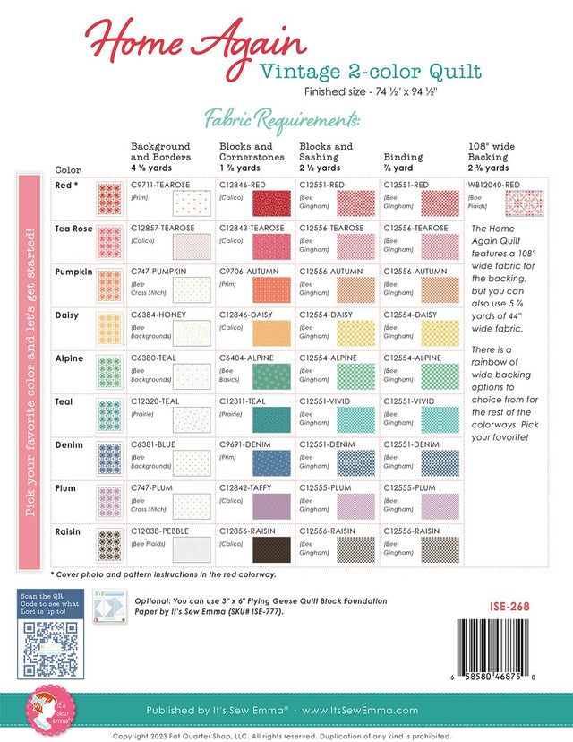 Home Again Quilt Pattern – Quilting Books Patterns and Notions