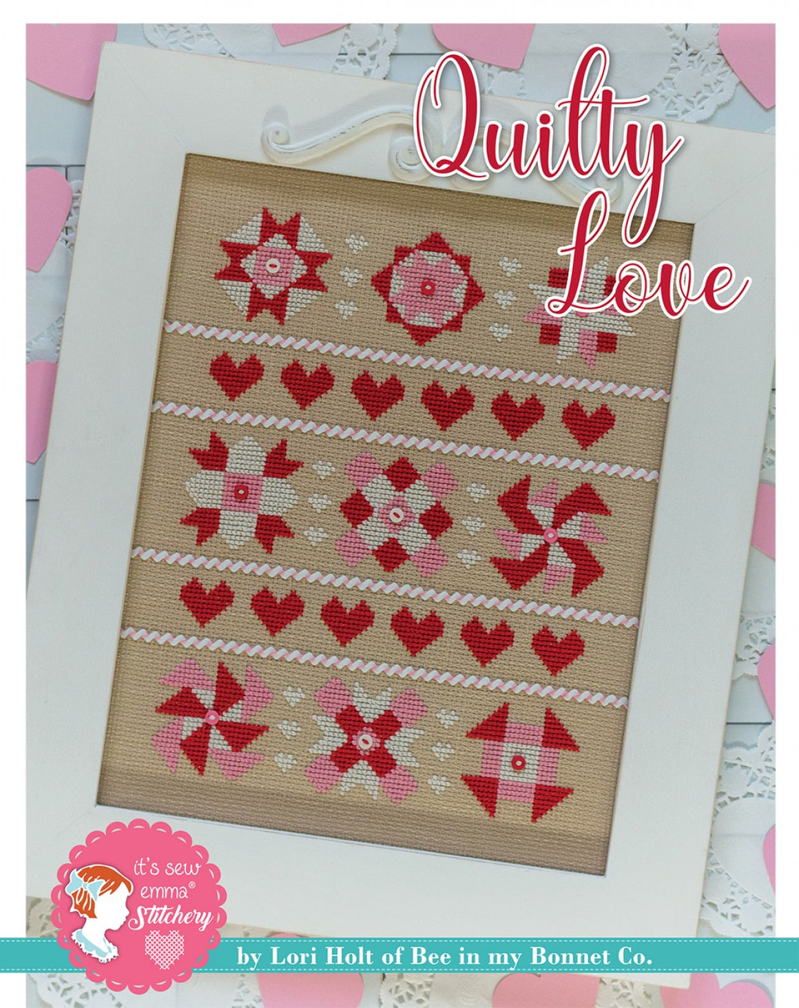Quilty Love Cross Stitch Pattern Quilting Patterns – Quilting Books ...
