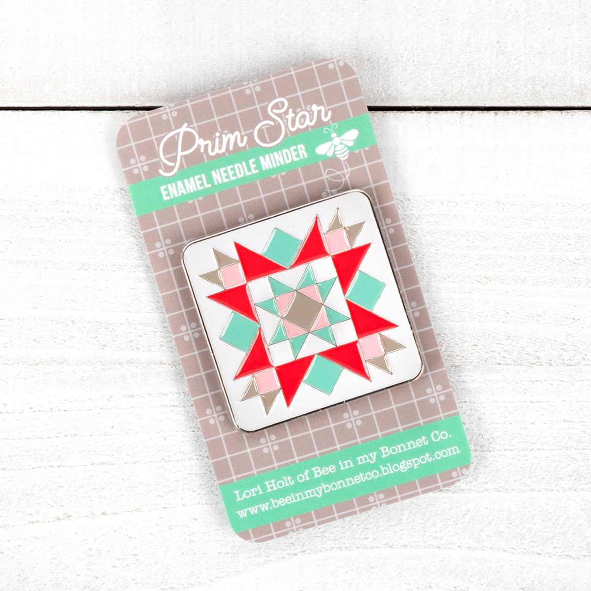 Prim Star Enamel Needleminder Patterns – Quilting Books Patterns and ...