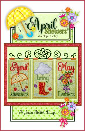 April Showers Table Top Display Quilt Patterns – Quilting Books ...