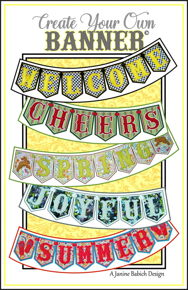 Create Your Own Banner Quilters Pattern – Quilting Books Patterns and ...