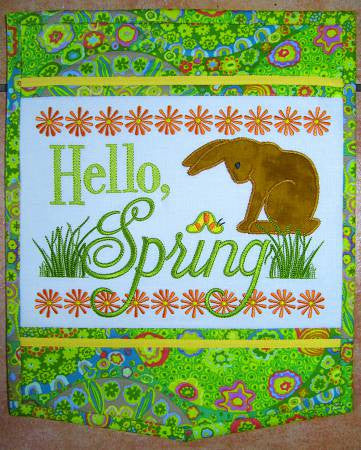 Hello Spring Wall Hanging Quilt Pattern – Quilting Books Patterns and ...