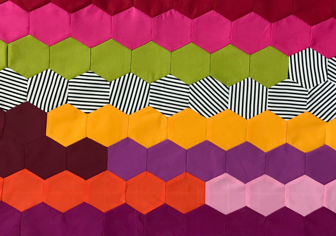 Postcard Project No 11 - 1 1/2in Hex Pattern – Quilting Books Patterns ...