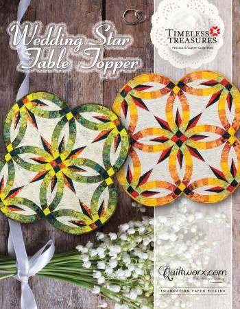 Wedding Star Table Topper Pattern – Quilting Books Patterns and Notions