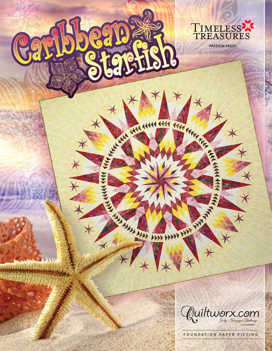 Caribbean Starfish Quilters Pattern – Quilting Books Patterns and Notions