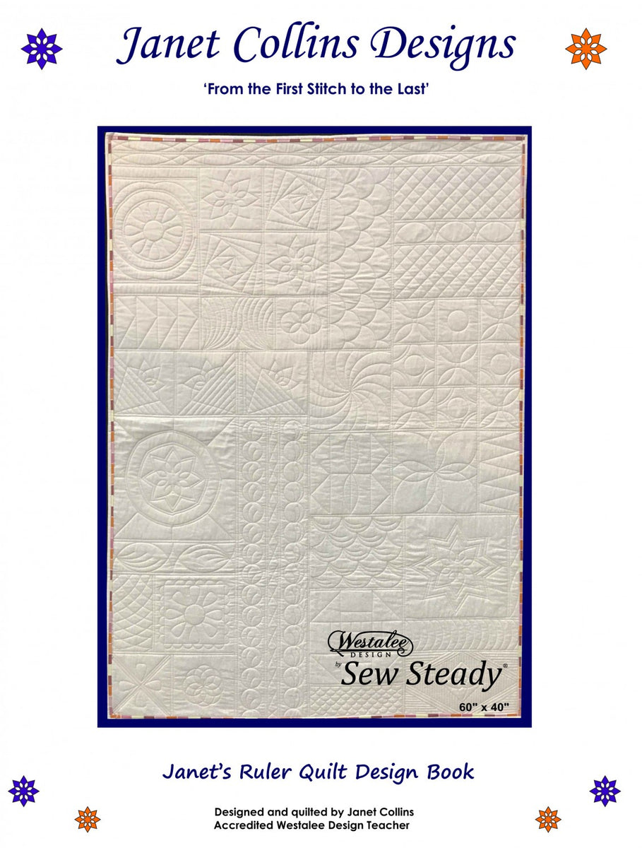 Janet's Ruler Quilt Design Book Quilters Pattern – Quilting Books ...