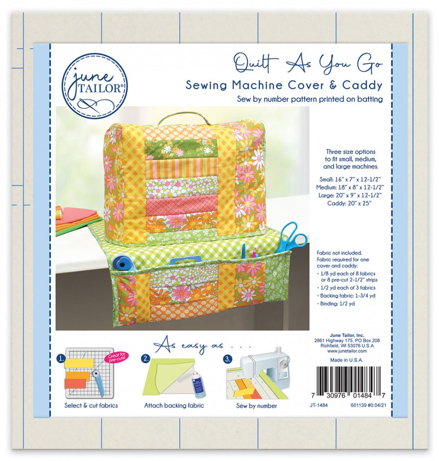 Quilt As You Go Sewing Machine Cover/Caddy Patterns – Quilting Books ...