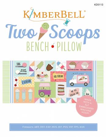 Two Scoops Bench Pillow Pattern – Quilting Books Patterns and Notions