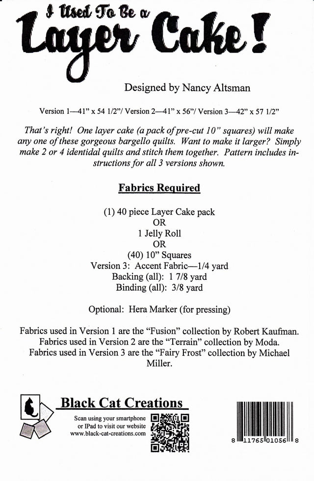 I Used to be a Layer Cake QBPN Patterns – Quilting Books Patterns and ...