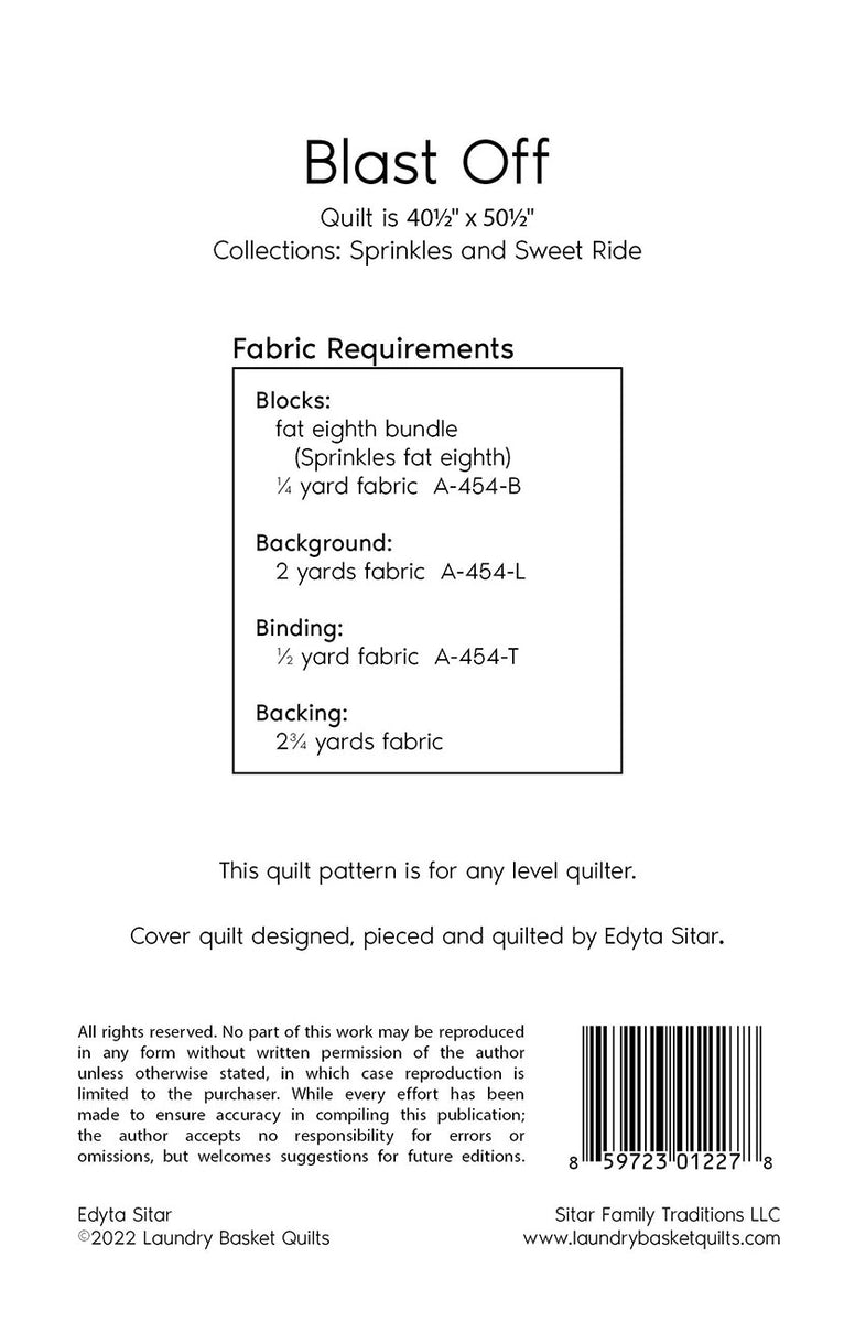 Blast Off Quilt Pattern – Quilting Books Patterns and Notions Blast Off Quilt Pattern – Quilting Books Patterns and Notions