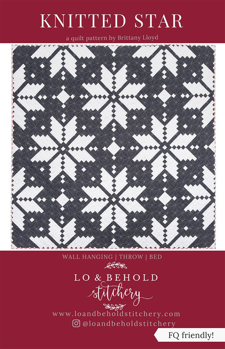 Knitted Star Pattern – Quilting Books Patterns and Notions