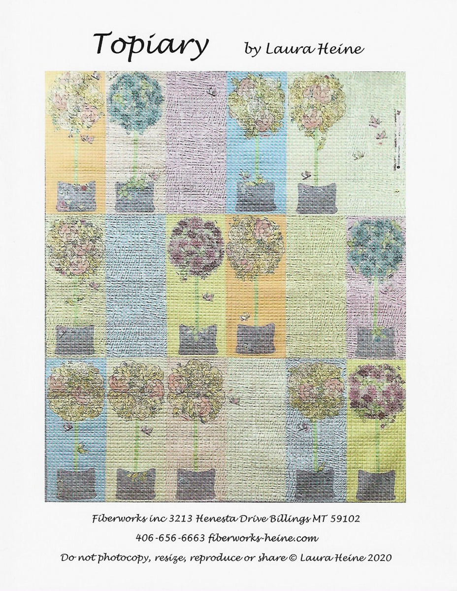 Topiary Collage Quilt Pattern – Quilting Books Patterns and Notions
