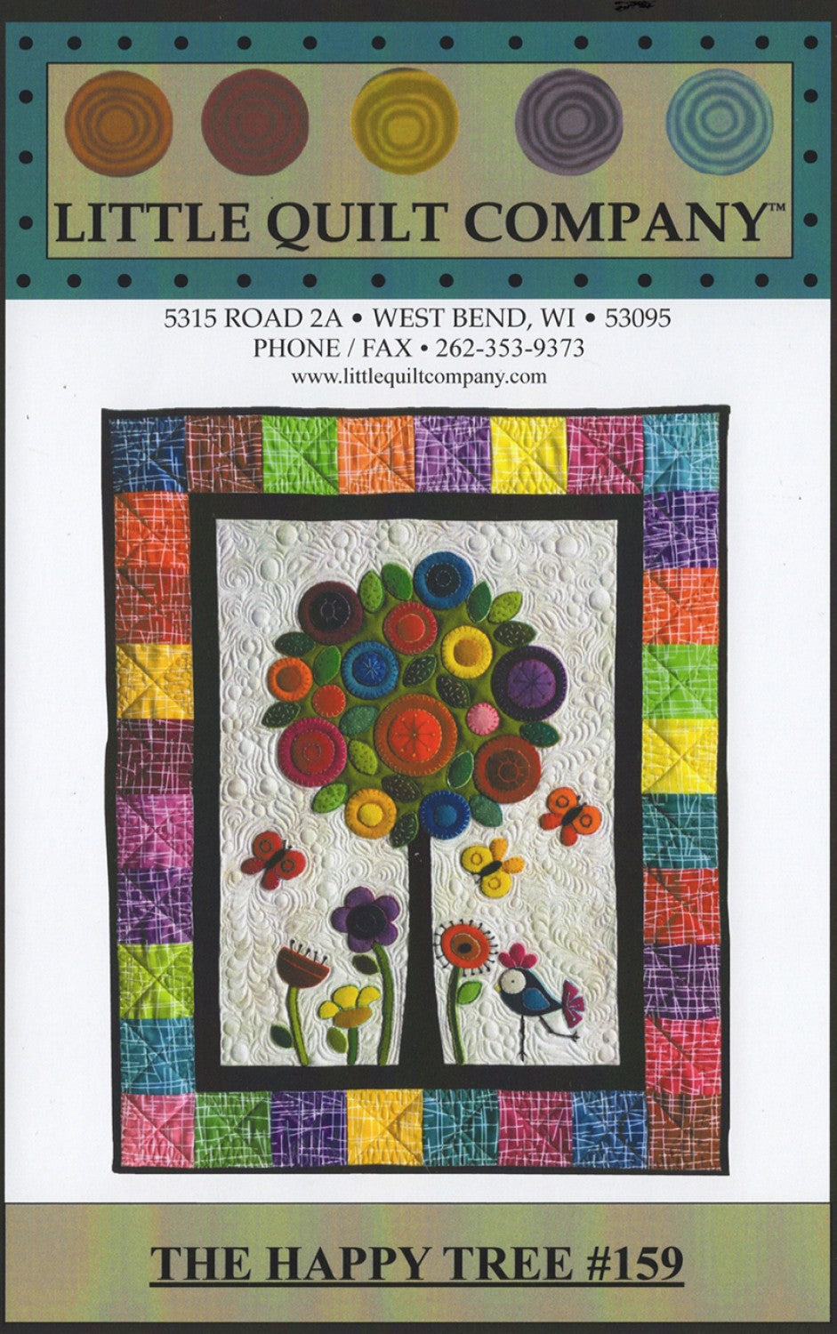 The Happy Tree Pattern – Quilting Books Patterns and Notions