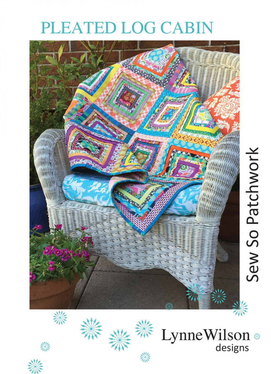Pleated Log Cabin Quilting Patterns – Quilting Books Patterns and Notions