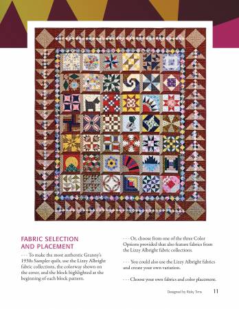 Granny's 1930's Sampler Quilt Patterns – Quilting Books Patterns and ...