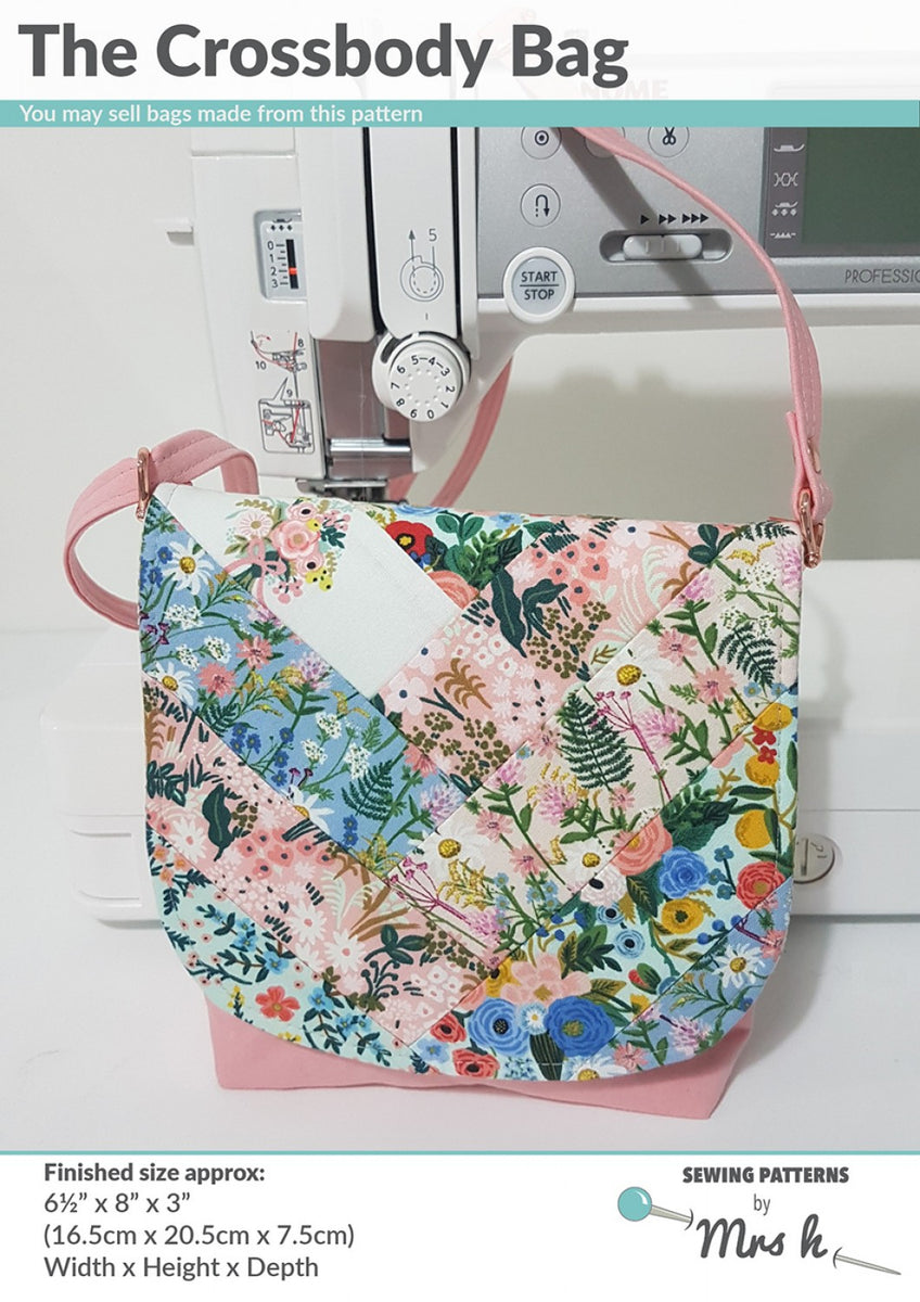 The Crossbody Bag Sewing Pattern Pattern – Quilting Books Patterns and ...