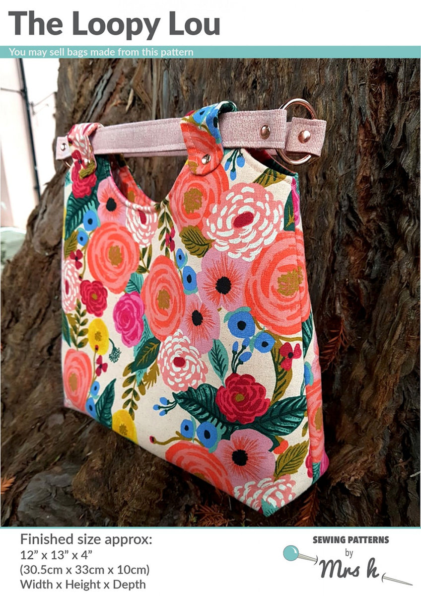 The Loopy Lou Bag Sewing Pattern Pattern – Quilting Books Patterns and ...