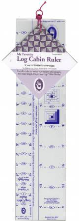 My Favorite Log Cabin Ruler Pattern – Quilting Books Patterns and Notions