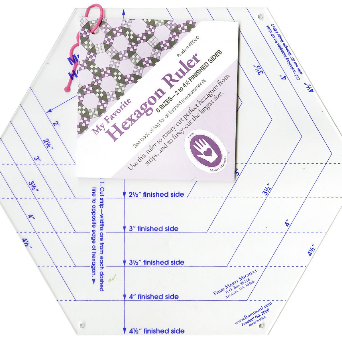 My Favorite Hexagon Ruler Pattern – Quilting Books Patterns and Notions