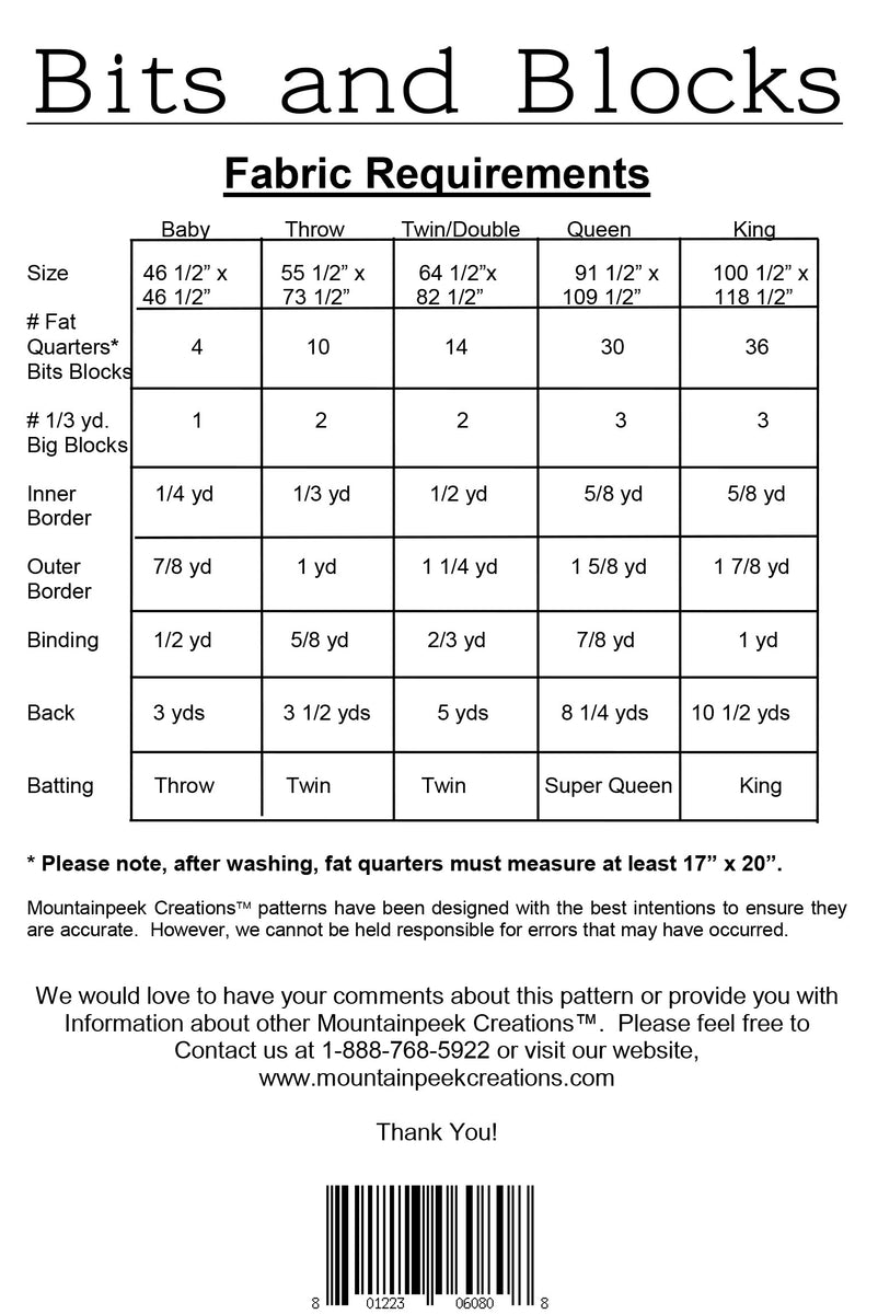 Bits And Blocks Quilters Pattern – Quilting Books Patterns and Notions