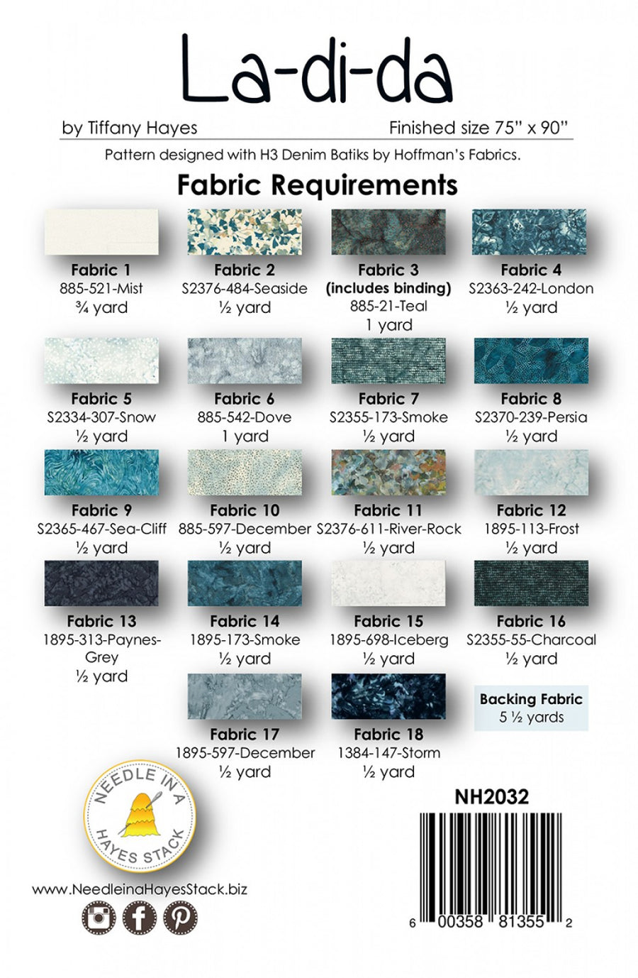 La-di-da Patterns – Quilting Books Patterns and Notions