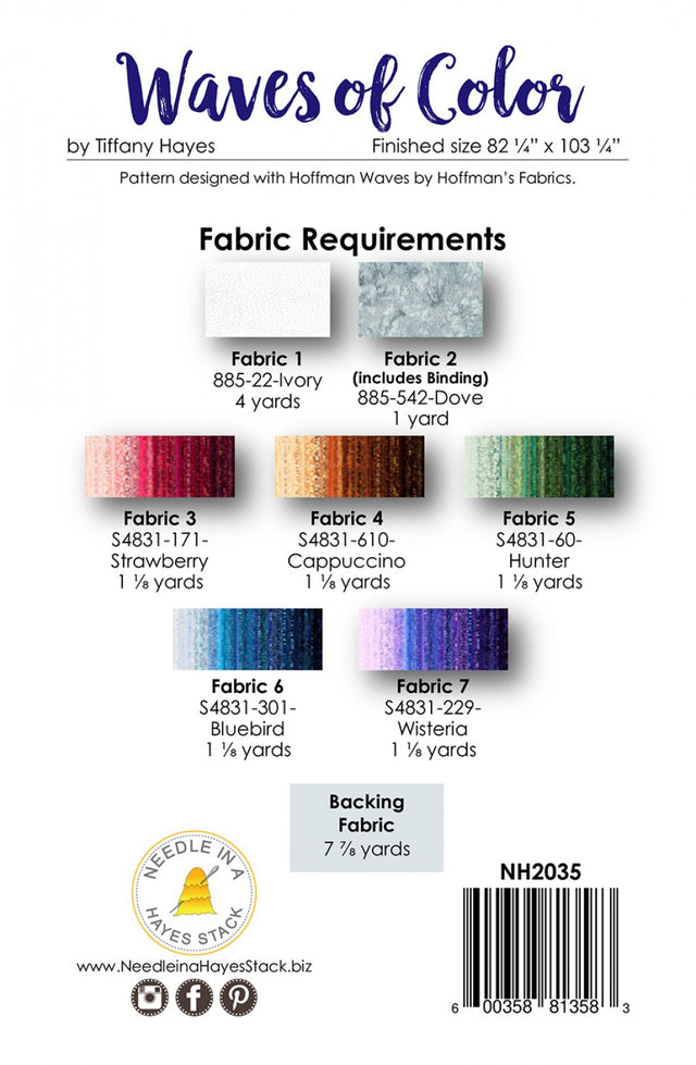 Waves of Color Patterns – Quilting Books Patterns and Notions