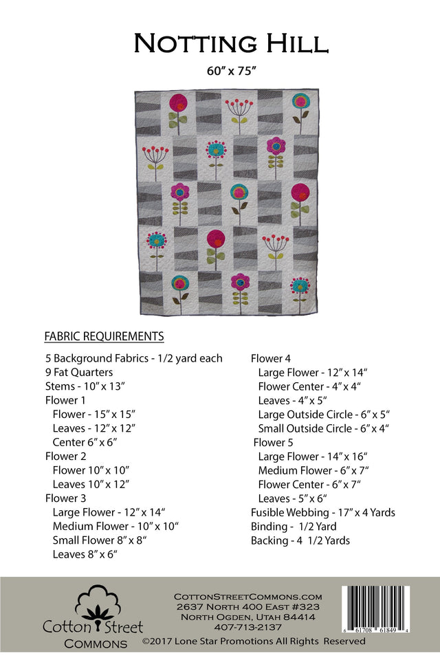 Notting Hill Downloadable Pattern – Quilting Books Patterns and Notions