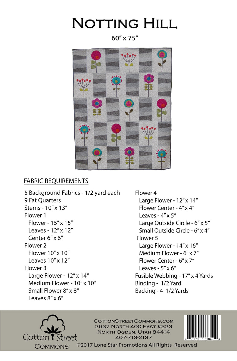Notting Hill Downloadable Pattern – Quilting Books Patterns and Notions