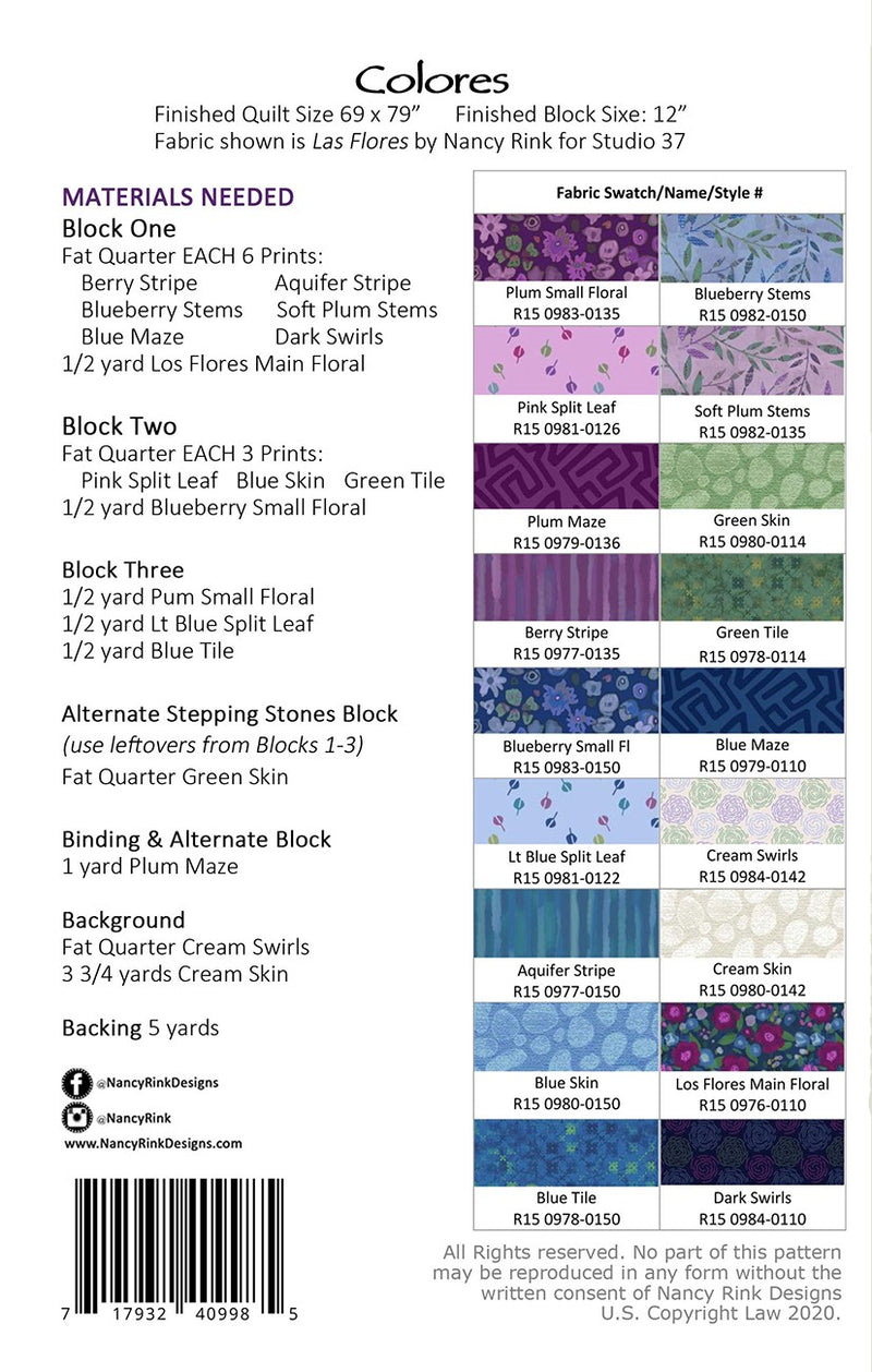 Nancy Rink Designs – Quilting Books Patterns and Notions