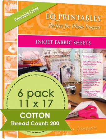 EQ Printables Inkjet Fabric Sheets Quilters – Quilting Books Patterns ...