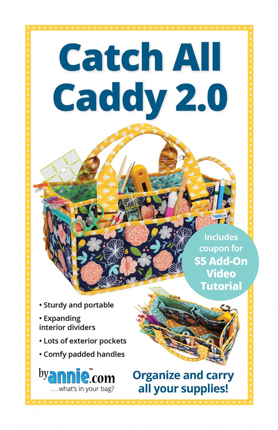 Catch All Caddy 2.0 Quilting Patterns – Quilting Books Patterns and Notions